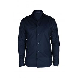 Philipp Plein Gold Cut LS Skull Hemd Blau