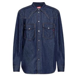 Diesel Dunkelblaues Jeanshemd