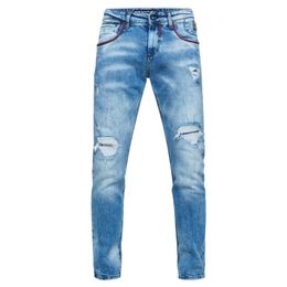 Rusty Neal Jeans Hose "MINO" Slim Fit Stretch Destroyed-Pants