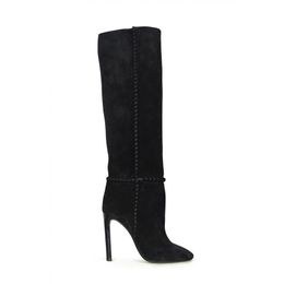 SAINT LAURENT Mica Stiefel Schwarz