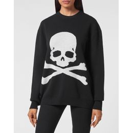 Philipp Plein Rundhalspullover Skull&Bones