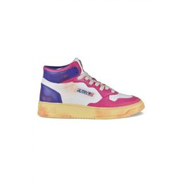 Autry Mid Super Vintage Sneakers Rosa