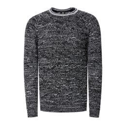Rusty Neal Strick mit Muster Rundhals-Pullover