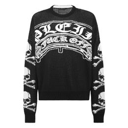Philipp Plein Rundhalspullover Gothic Plein