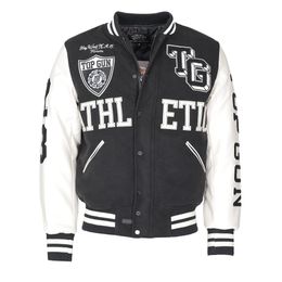 Top Gun College Jacke TG23001 im Materialmix