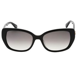 Kate Spade Graue SF PZ-Linsen-Sonnenbrille in Schwarz