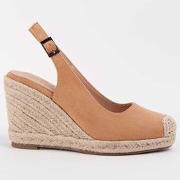 Montevita Espadrille Mit Keilabsatz Balenci7 Braun