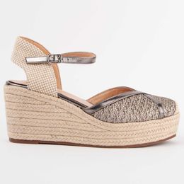 Montevita Espadrille Mit Keilabsatz Balenci9 Grau