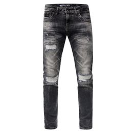 Rusty Neal Jeans Hose "YAMATO" Slim Fit Streetwear Cotton-Stretch