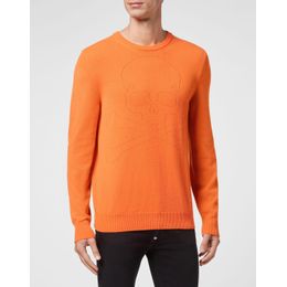 Philipp Plein Rundhalspullover Skull And Plein
