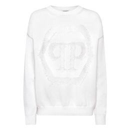 Philipp Plein Rundhalspullover Hexagon