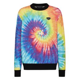 Philipp Plein Rundhalspullover Tie Dye