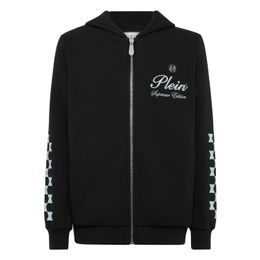 Philipp Plein Hoodie Sweatjacket Cote D Azur Checkmate