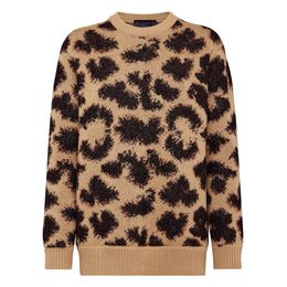 Philipp Plein Rundhalspullover Leopard