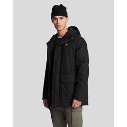 Lyle & Scott Lyle & Scott Microfleece-Parka - Schwarz