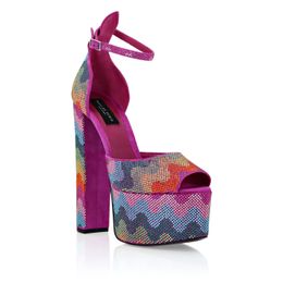 Philipp Plein Sandaletten Rainbow Waves