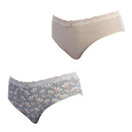 Pack-2 Brislip Coquettes Baumwollh&ouml;schen 1032252 f&uuml;r Damen