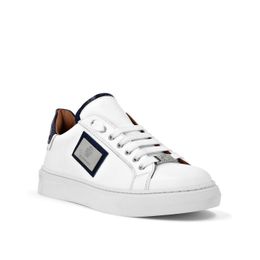 Nappa Croco Printed Lo-Top Sneakers