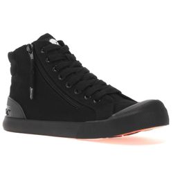 Rocket Dog - Damen Schuhe "Jazzin Hi 12A", Segeltuch (Schwarz)