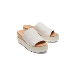 Toms Shoes TOMS Diana Pantolette Nylon Frauen Nat&uuml;rliche Keile