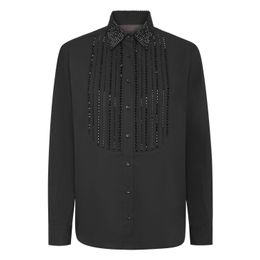Philipp Plein Plastron Strass Regular Shirt