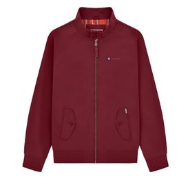 Lambretta - Harringtonjacke f&uuml;r Herren (Burgunderrot)
