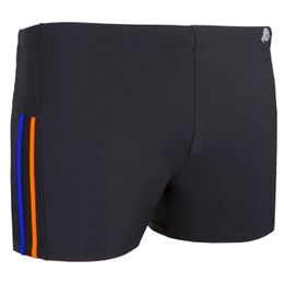 GUGGEN Mountain Herren Badehose eng anliegend gestreift Boxerbadehose