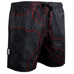 GUGGEN Mountain Herren Badehose Streifen l&auml;ssige Boardshorts Linien Muster