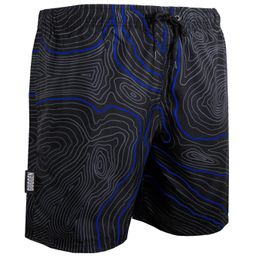 GUGGEN Mountain Herren Badehose Streifen l&auml;ssige Boardshorts Linien Muster