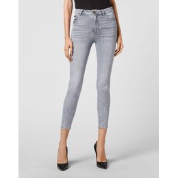 Philipp Plein Jeans Skinny Fit Skull