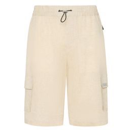 Philipp Plein Linen Short Trousers Coolkid Cargo