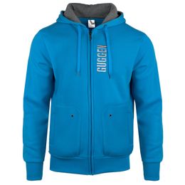 GUGGEN Mountain Herren Kapuzenpullover Pullover Hoodie Blau