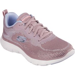 Skechers Flex Appeal 5.0 Cruising Thru Damen Sneaker aus Textil in Malve/Hellblau