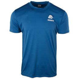 GUGGEN Mountain Herren Fitness Funktionsshirt T-Shirt Sport Outdoor Blau