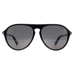 Polaroid Aviator Unisex Schwarz Grau Polarisiert PLD 6225/S