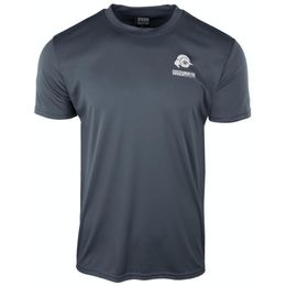 GUGGEN Mountain Herren Fitness Funktionsshirt T-Shirt Sport Outdoor Grau