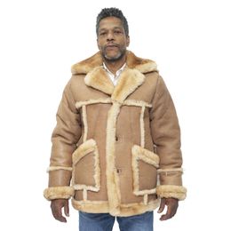 Herren-Designer-Winter-Lammfell-Pelzmantel-Zaragoza