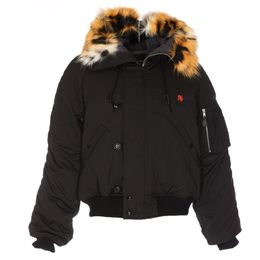 Schlichte schwarze Bomberjacke von Kenzo