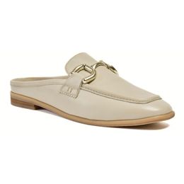 Pod Mila Leder Damen Taupe Mules