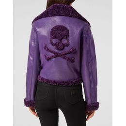 Philipp Plein Biker-Jacke Skull&Bones