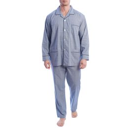 KLP5 Herren-Pyjama im Popeline-Stil