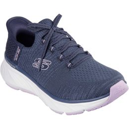 Skechers Edgeride Impression Textil Damen Sneaker Navy/Lila