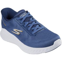 Skechers GO WALK NOW Payton Textil Herren Sneakers in Marineblau