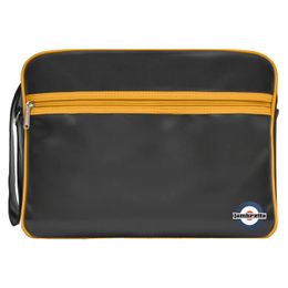 Lambretta - Herren/Damen Unisex Tasche, Retro (Schwarz/Senf)