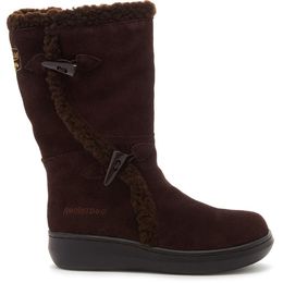 Rocket Dog - Damen Winterstiefel "Slope", Wildleder (Schokoladenbraun)