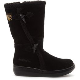 Rocket Dog - Damen Winterstiefel "Slope", Wildleder (Schwarz)