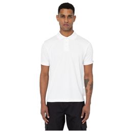 Dickies Everyday Polyester Herren Polohemd Wei&szlig;