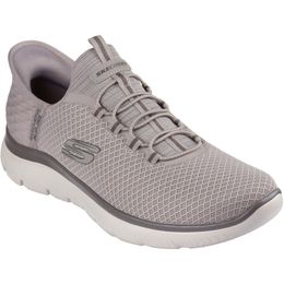 Skechers Slip-ins: Summits - High Range Polyester Herren Taupe Sneaker