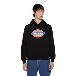 Dickies Icon Logo Polyester Unisex Erwachsenen Schwarzer Kapuzenpullover