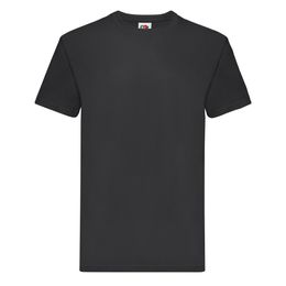 Fruit of the Loom - "Super Premium" T-Shirt f&uuml;r Herren/Damen Unisex (Schwarz)